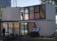 China Tempered Glass Window 20ft Prefabricated Container Fast Construction for sale