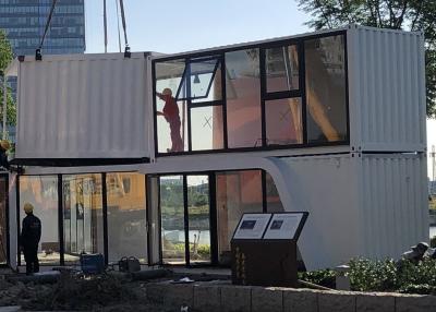 China Tempered Glass Window 20ft Prefabricated Container Fast Construction for sale