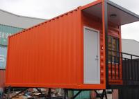 China Orange 20GP Pop Up Container Office Container House 15m2 for sale