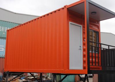 China Orange 20GP Pop Up Container Office Container House 15m2 for sale
