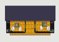 China 62m2 40HC Modified Shipping Container Large Itinerant Prefab Storage Containers for sale