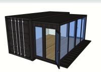 China Residential Expandable Shipping Container House 20HC Heat Insulation for sale