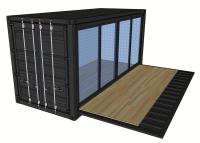 China Residential Expandable Shipping Container House 20HC Heat Insulation for sale