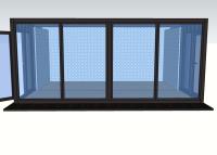 China Residential Expandable Shipping Container House 20HC Heat Insulation for sale