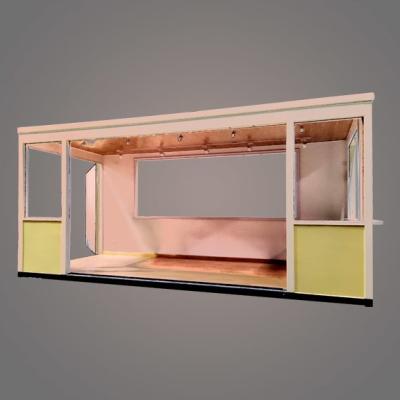 China 20 Foot Prefab Shipping Container House Book Street Store for sale