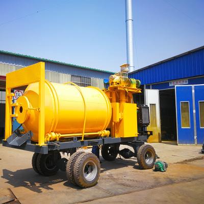 China Mobile Asphalt Mixer Machien Industrial Concrete Mixer for sale