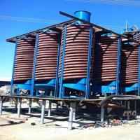 China Copper Mining Laboratory Spiral Classifier Machine FG-100 1200 for Dewatering Desliming for sale