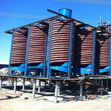 China Copper Mining Laboratory Spiral Classifier Machine FG-100 1200 for Dewatering Desliming for sale