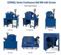 China SZXMQL Series Continuous Ball Mill for Mineral Grinding with Screen Discharge and 0.5-0.074 mm Discharge Size for sale