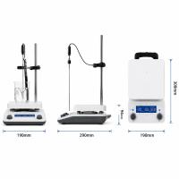China Laboratory Magnetic Stirrer with Heating Function LCD Digital Display and Precise Temperature Control for sale