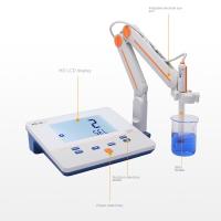 China PH200EM Benchtop pH Meter with 6.0 Inch LCD Display 1-3 Points Calibration and IP54 Protection for Mineral Testing for sale