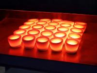 China 12 Hole Magnesia Cupel Brick Multi Cavity Fire Assay Batch Gold Analysis for sale