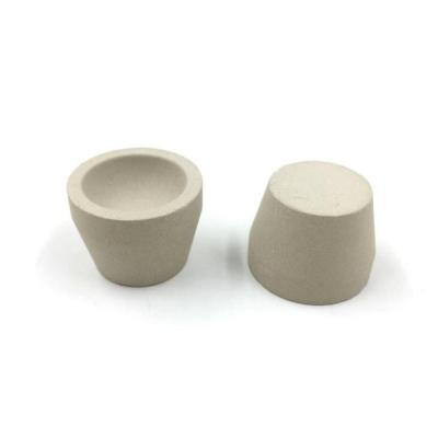 China Fire Assay Cupel Multiple Sizes 96% MgO High PbO Absorption for Gold Assay for sale