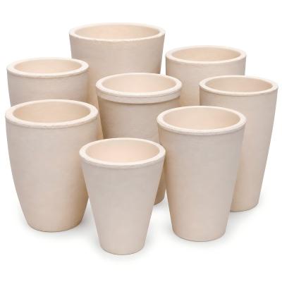 China Fire Assay Clay Crucible Custom Sizes High Alumina Semi-Automated for sale
