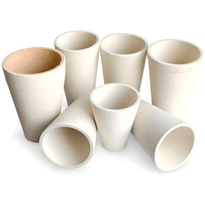 China Fire Assay Clay Crucible High Alumina 1350°C Reusable for Gold Silver Ore Assay for sale