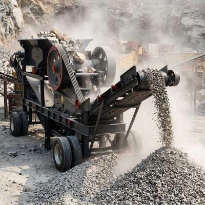 China Mobile Jaw Crusher for On-Site Rock Crushing for sale