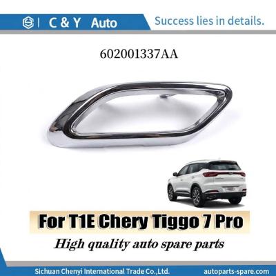 China Rear Bumper Exhaust Pipe Decorative Cover Auto Exterior Parts For Chery Tiggo 7 Pro T1E  602001337AA 602001336AA for sale