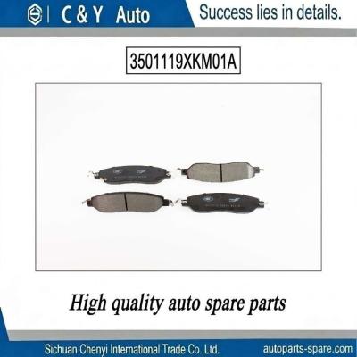 China Front Wheel Brake Friction Pad OEM 3501119XKM01A For Tank 300 GWM High Temperature Resistant Brake Kit for sale