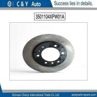 China High Hardness Anti Crack Front Brake Rotor OEM 3501104XPW01A For All GWM Tank 300 Trim Levels Replacement for sale
