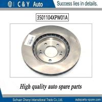 China High Hardness Anti Crack Front Brake Rotor OEM 3501104XPW01A For All GWM Tank 300 Trim Levels Replacement for sale