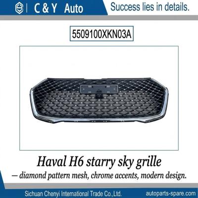 China Impact Resistant Front Radiator Grille OEM 5509100XKN03A For HAVAL H6 Great Wall Car Parts for sale
