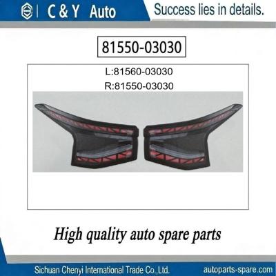 China 81560‑03030 Left Outer Taillight 81550‑03030 Right Outer Taillight For Toyota BZ3 High Brightness LED Tail Lamp for sale