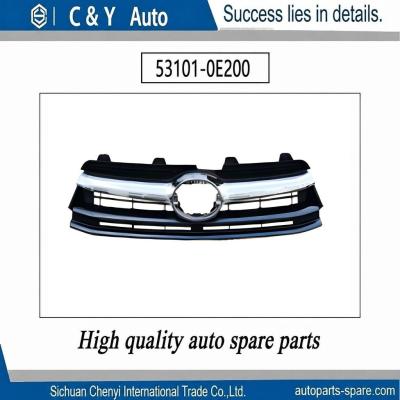 China 53101‑0E200 Front Upper Grille For Toyota Highlander US Spec Front Face Exterior Repair Parts for sale