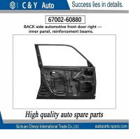 China OE 67002‑60880 Front Door Bare Welded Shell For Toyota Land Cruiser Prado OE Replacement Car Door Assembly for sale