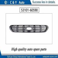 China OE 53101‑60590 Upper Radiator Grille Assembly For Toyota Land Cruiser Prado OE Replacement Front Bumper Grille for sale