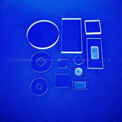 China High Transmittance Quartz Glass Plate Transparent Cutting For UV Light for sale