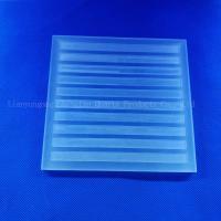 China 99.99% Laser Grooving Fused Silica Quartz Glass Window for sale