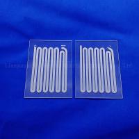 China 99.99% Laser Grooving Fused Silica Quartz Glass Window for sale