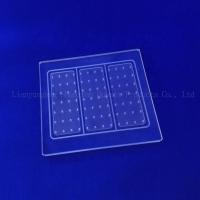 China 99.99% Laser Grooving Fused Silica Quartz Glass Window for sale