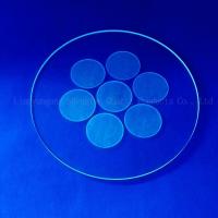China 99.99% Laser Grooving Fused Silica Quartz Glass Window for sale