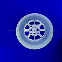 China Semiconductor Laser Drilling Transparent Quartz Glass Plate With Hole for sale