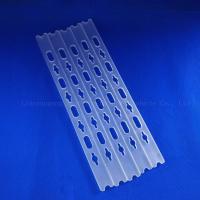 China Semiconductor Laser Drilling Transparent Quartz Glass Plate With Hole for sale