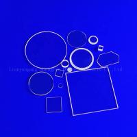 China Heat Resistance Quartz Sight Glass Plate High Transmission Transparent For UV Light for sale