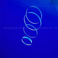 China Transparent  Clear Quartz Disc Sight Glass Sheet High Temperature Resistance for sale