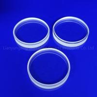 China Transparent  Clear Quartz Disc Sight Glass Sheet High Temperature Resistance for sale
