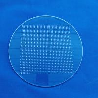 China Transparent Quartz Glass Plate Heat Resistance Processing Laser Drilling With Hole for sale