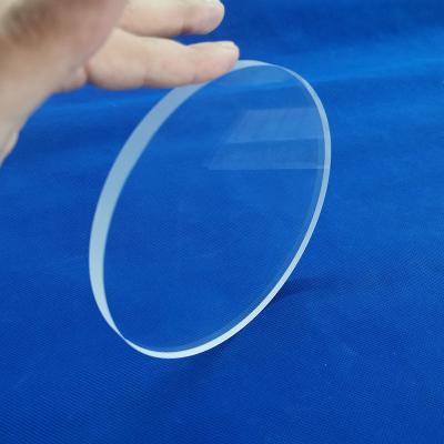China Transparent Clear Quartz Disc Sight Glass Sheet High Temperature Resistance for sale