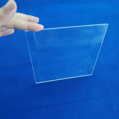 China High Temperature Quartz Glass Sheet Fused Plate Customized Dish 0.5mm for sale