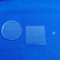 China Punching Clear Quartz Glass Plate High Transmission Protect Transparent For UV Light for sale