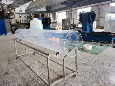 China Transparent High Transmittance Quartz Glass Tube with Good Electrical Insulation and Corrosion Resistance for sale