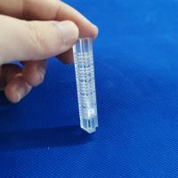 China High Transmittance Quartz Glass Rod Laser Drilling Semiconductor With Holing for sale