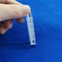China High Transmittance Quartz Glass Rod Laser Drilling Semiconductor With Holing for sale