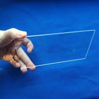 China High Transmittance Quartz Glass Plate Transparent Cutting For UV Light for sale