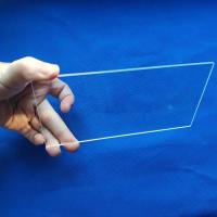 China High Transmittance Quartz Glass Plate Sheet Window Lens 3mm for sale