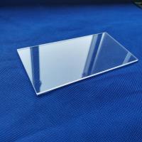China 1-3mm thickness high transmittance quartz glass plate sheet quartz window lens for sale