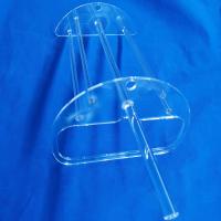 China Fused Silica Quartz Science Lab Glassware Glass Boat Wafer Carrier For Furnace for sale
